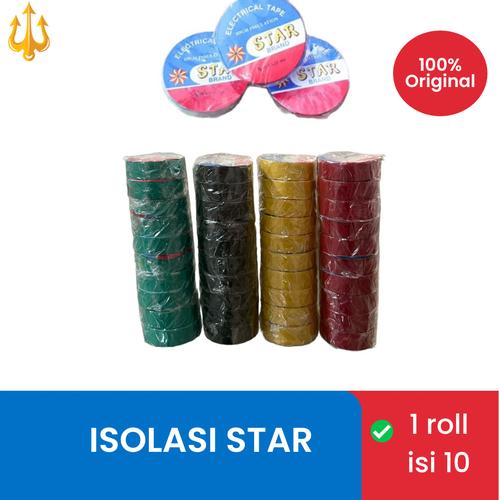 Jual Isolasi Listrik STAR 1/2 Inch 10 Yard / Electrical Tape - Kota ...