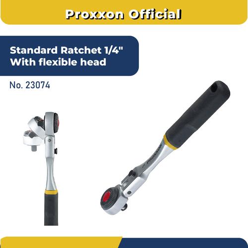 Jual PROXXON 23074 GAGANG KUNCI SOK FLEKSIBEL RATCHET 1/4" FLEXIBLE ...