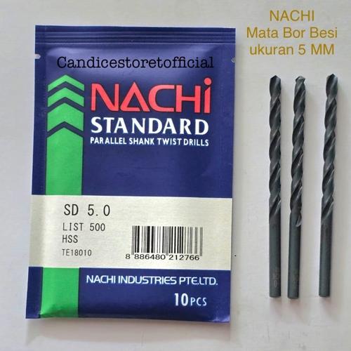 Jual Nachi 5 MM Mata Bor Besi HSS - Nachi Matabor Besi HSS 5 MM - Kab ...