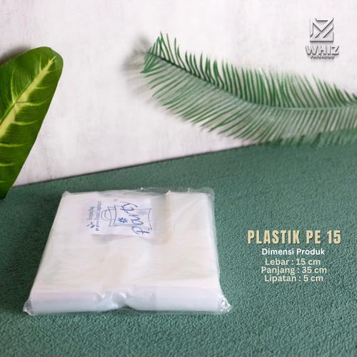 Jual Plastik PE Bening 15 Transparan Kantong Kresek Bening uk 15 Murah ...