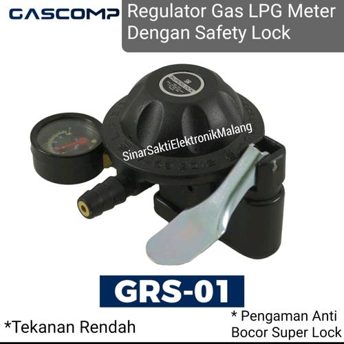 Jual Regulator Gas LPG Gascomp GRS-01 Super Lock Meter Pengaman GRS 01 ...
