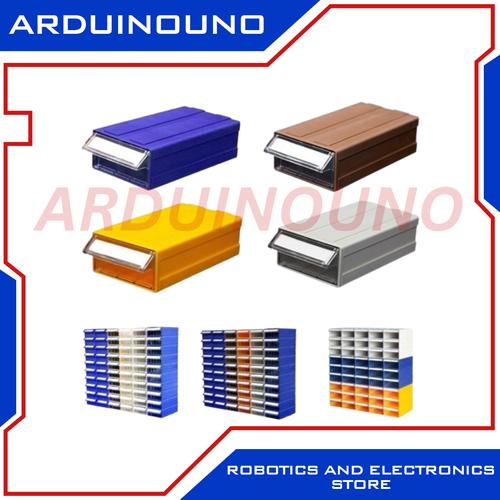 Jual Kotak Komponen Elektronika SMD DIP Perkakas Alat 180x95x50 mm laci ...