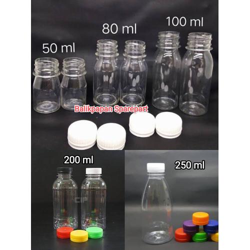 Jual Botol kosong jelly air zam zam kapsul tutup segel 50 80 100 200 250 ml - 80 ml - Kota ...