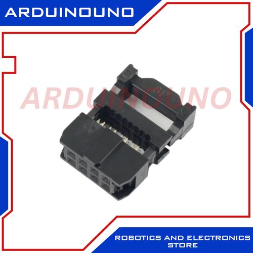 Jual Socket IDC 2x4 Female 2.54mm Connector soket 8p 8 p pin cable ...