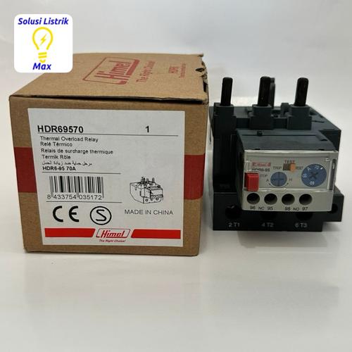 Jual Thermal Overload Relay 55 - 70A HDR69570 Himel - Kab. Bekasi ...