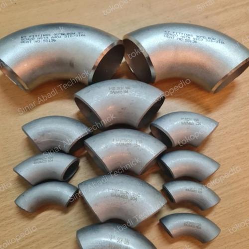 Jual ELBOW LAS SS304 4" INCH SCH 10 / ELBOW LAS SS304 SC 10 90 ...