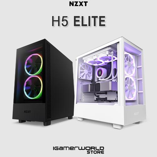 Jual NZXT H5 Elite Premium Compact Mid-tower Computer Case - BLACK ...