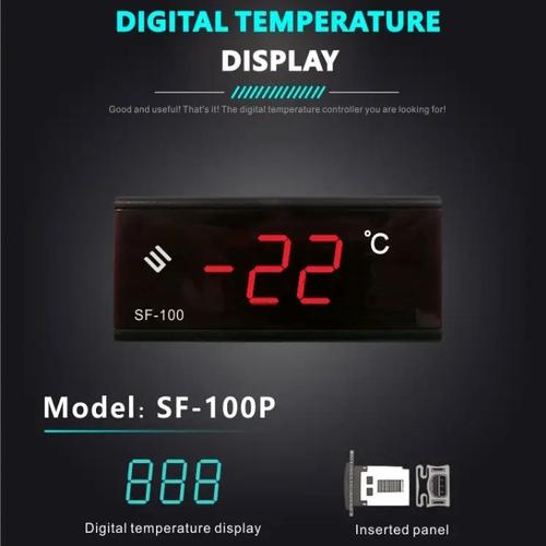 Jual Termometer Digital Kulkas/Freezer LED, SF-100P Dapur Pengukur ...