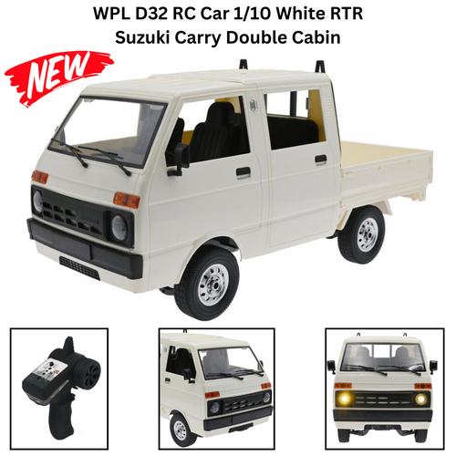 Promo WPL D32 RC Car 1/10 White RTR Suzuki Carry Double Cabin / RC ...