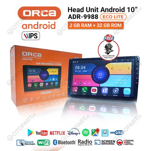 Promo Head Unit TV Android 10″ inch ORCA ADR-9988 ECO LITE - Kota Tangerang - Otopart Official ...