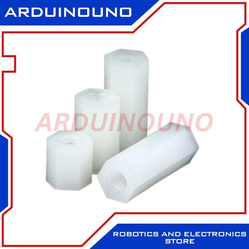 Jual Spacer Nylon FF M3x30mm M3 30mm 30 mm 3cm 3 cm Plastik Penyangga ...