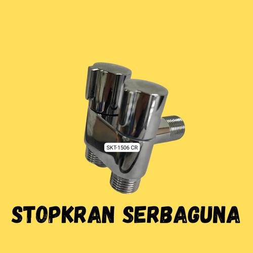 Jual STOPKRAN SHOWER KLOSET / STOP KRAN 1/2 STAINLESS SUS 304 KERAN CLOSET - SILVER SERBAGUN ...