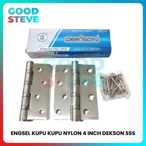 Jual Engsel Pintu Kupu Hinge Dekson Dekkson 4 Inch ESS EL 4X3X2MM 2BB ...