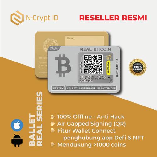 Promo Ballet REAL Series Cryptocurrency Wallet Dompet Bitcoin BTC ETH ...