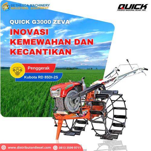 Jual TRAKTOR QUICK ZEVA G3000 LENGKAP DIESEL KUBOTA RD 85 DI-2S - TANPA ...