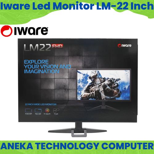Jual Iware Led Monitor LM-22 Inch HDMI VGA Wide - Kota Surabaya - Aneka ...