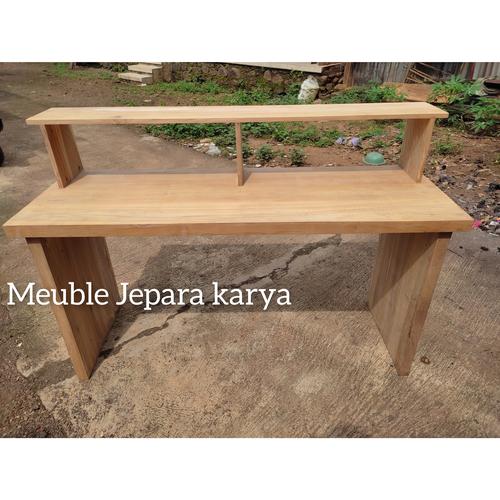 Jual Meja kerja kayu jati - Meja belajar jati minimalis mentahan - Kab ...