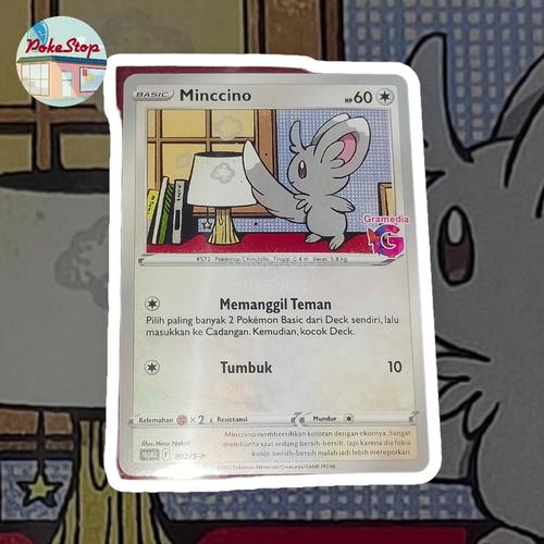 Jual Minccino Gramedia Promo 302/S-P Kartu Pokemon TCG Indonesia - Kota Surabaya - PokeStop ...