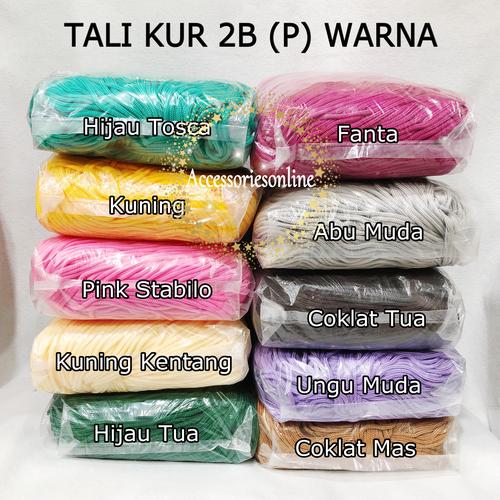 Jual Tali Kur 2B Warna (P) - 1 pak - Biru toska - Jakarta Barat ...