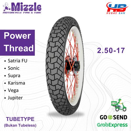 Jual BAN MOTOR RING DEPAN 250-17 MIZZLE POWER TREAD //kembang tahu ...