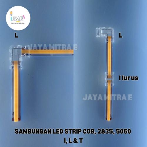 Jual Sambungan Led Strip COB 2835 5050 Jepit 8mm Connector Led Strip DC ...