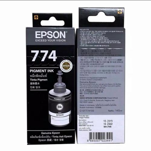 Jual Tinta Botol Printer Epson 774 Black Original M100/M105/M200/M205 ...