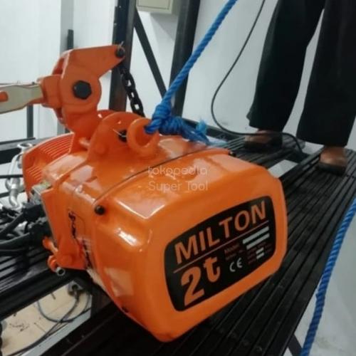 Jual Milton Electric Chain Hoist 2 Ton x 6 Meter 1 Phase 3 Phase 1 Fall ...