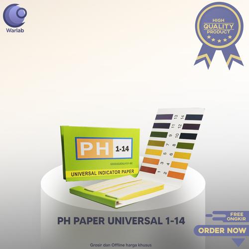Jual pH Paper 1-14 / Kertas pH Universal /Universal Indikator test ...