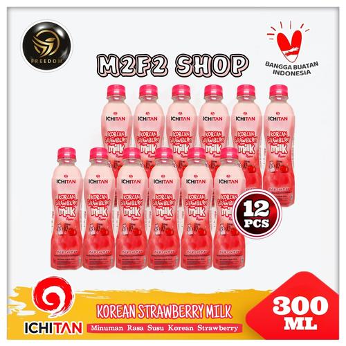 Jual Ichitan Korean Strawberry Flavor Milk Stroberi Susu Pet 300ml (12 Pcs) - Jakarta Pusat ...