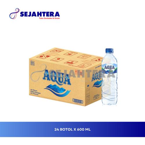 Jual aqua botol 600 ml 1 dus air mineral - Jakarta Selatan ...