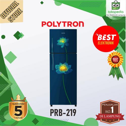 Jual Kulkas POLYTRON PRB 219 Kulkas 2 Pintu Metallic 210 liter Low Watt ...