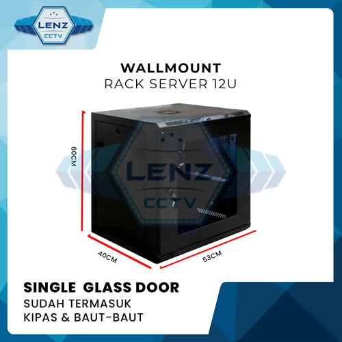 Jual Wallmount Rack 12U Single Door / Rack Server 12U Single Door ...