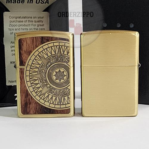 Jual Zippo Original Wood Compass Engraving Gold Japan Finish - Jakarta Selatan - OrderZippo ...