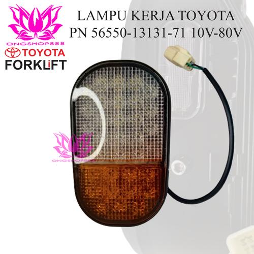 Jual Lampu Kerja Toyota Forklift Head Lamp LED 56550-13131-71 10V - 80V ...