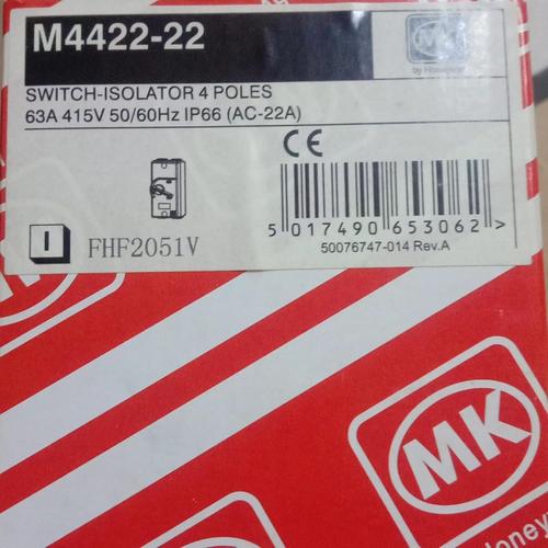 Jual SWITCH ISOLATOR 4POLE 63AMPER MK ORIGINAL - Jakarta Pusat - PLASMA ...