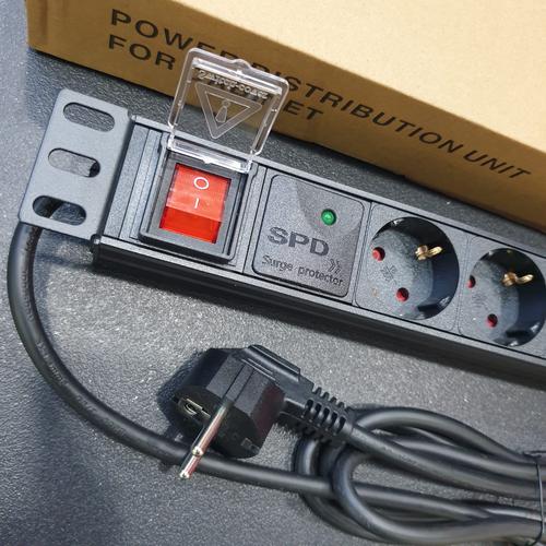 Jual Power Distribution Unit PDU 8 port / PDU 8 lubang with surge ...