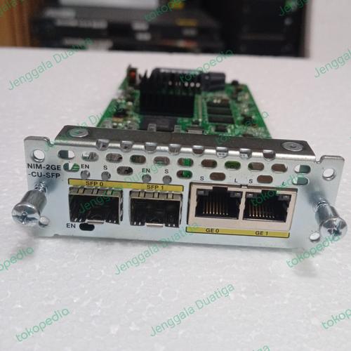 Jual NIM-2GE-CU-SFP Module NIM ISR 4000 series 2-port Gigabit Ethernet ...