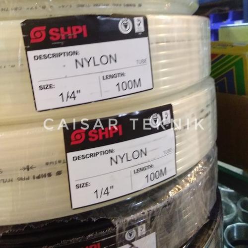 Jual Selang Nylon PA6 SHPI Nylon Tubing/Tube 1/4"×0.17" 1 Roll - Hitam ...