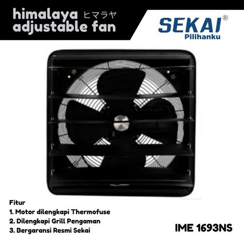 Jual Sekai 95 Watt 16 Inch Exhos Industrial / Exhaust Fan with Shutter ...