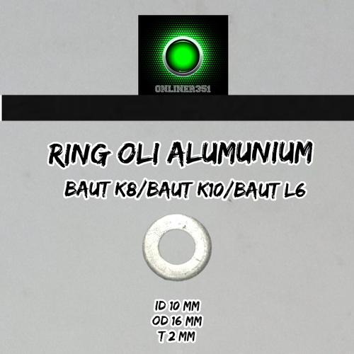 Jual Ring Oli Alumunium Baut kunci 8 / Baut Kunci 10 / Baut kunci L5 ...