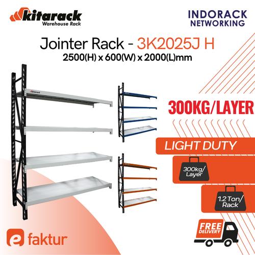 Jual Rak Gudang Besi 300kg per Layer Rack Gudang 2.5 Meter Jointer ...