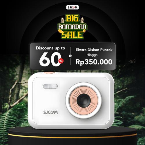 Promo SJCAM FunCam Kids Camera 2 Inch LCD HD 1080P - White - WHITE ...