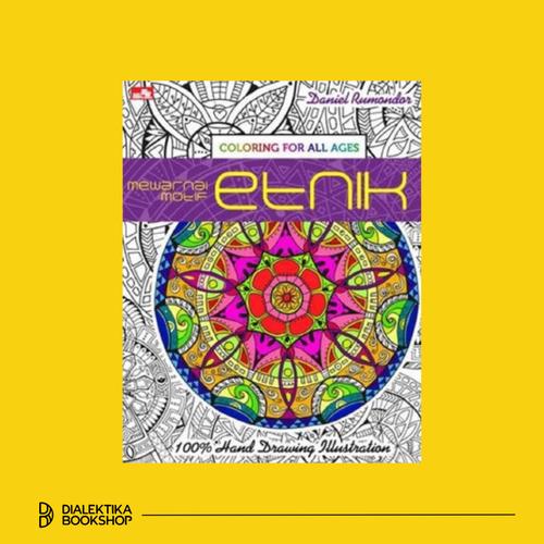 Jual Coloring Book for All Ages - Mewarnai Motif Etnik - Kota Makassar ...
