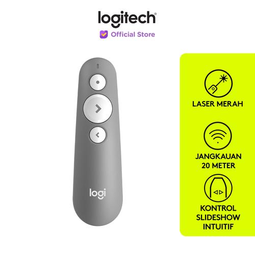 Promo Logitech R500s Remote Pointer Presentasi Wireless Laser Merah ...