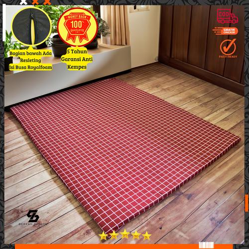 Promo Kasur Busa Tebal ROYAL Lipat Tebal Motif minimalis karpet import ...