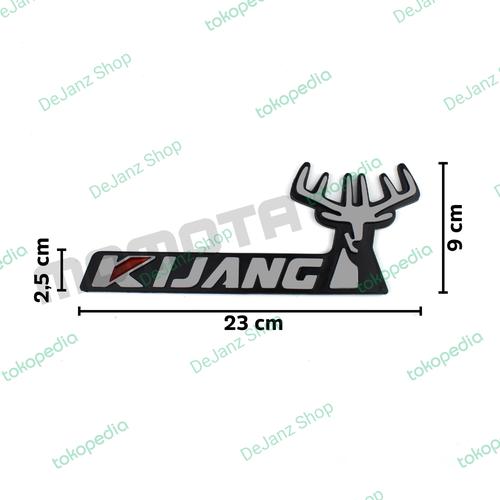 Jual Emblem/ stiker/ tulisan KIJANG + KEPALA KIJANG. "SILVER" kijang ...
