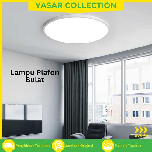 Jual Lampu Plafon Rumah Bulat Minimalis Ceiling Light Natural White 24W ...