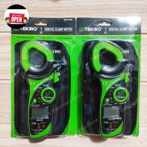 Jual TEKIRO TANG AMPERE DIGITAL AC DC CLAMP METER ALAT CEK ARUS AMPER ...