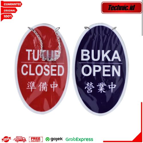 Jual Kris Sign Label Akrilik Open close Mandarin - Kota Bandung ...
