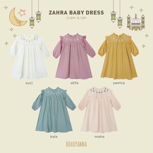 Promo BOHOPANNA - RAYA COLLECTION - ZAHRA BABY DRESS - Dress Muslim Anak - - SAMIRA, 0-6M - Kota ...